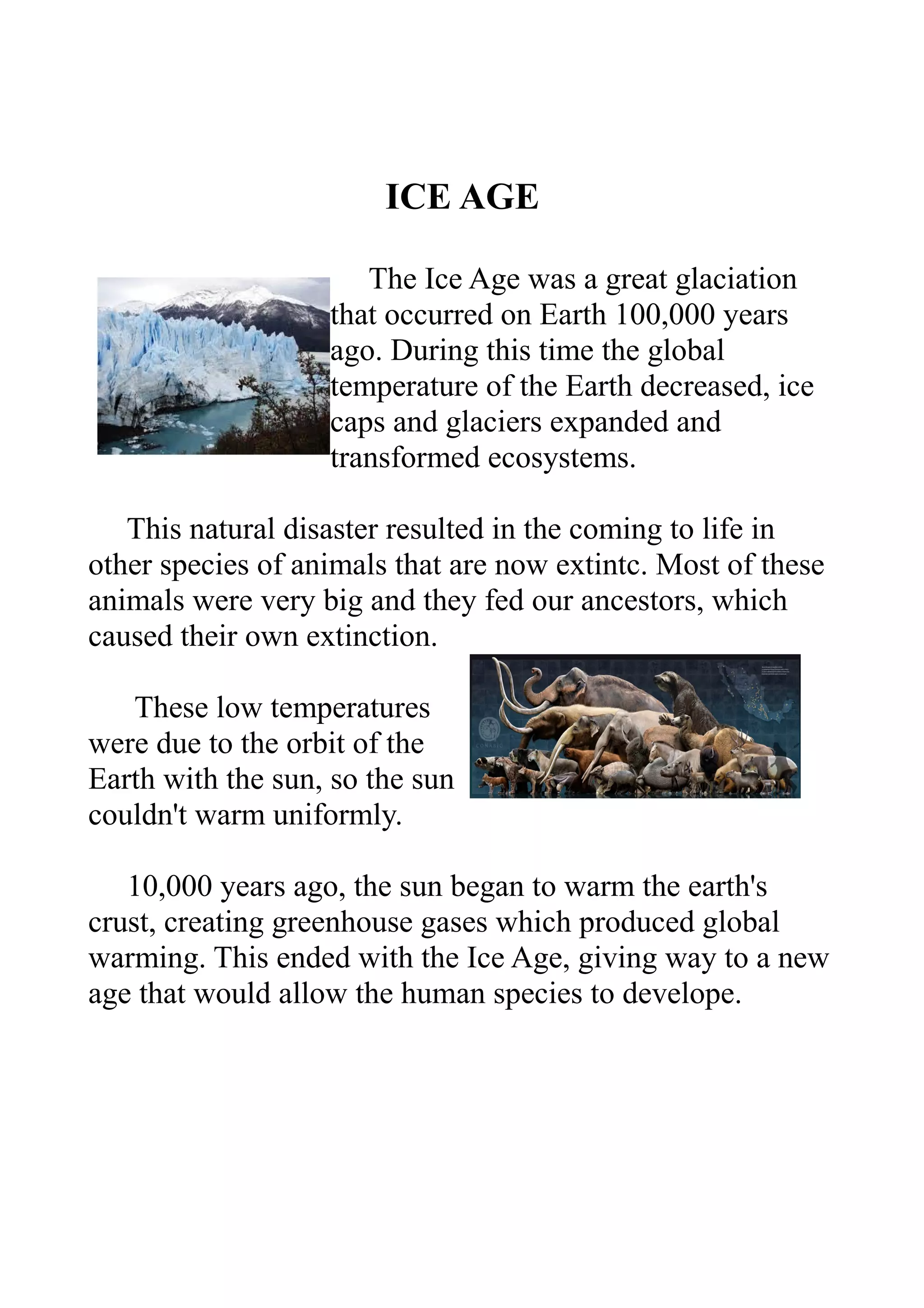 Ice age | PDF