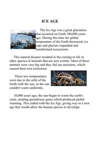 Ice age | PDF