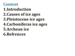 Ice age | PPTX