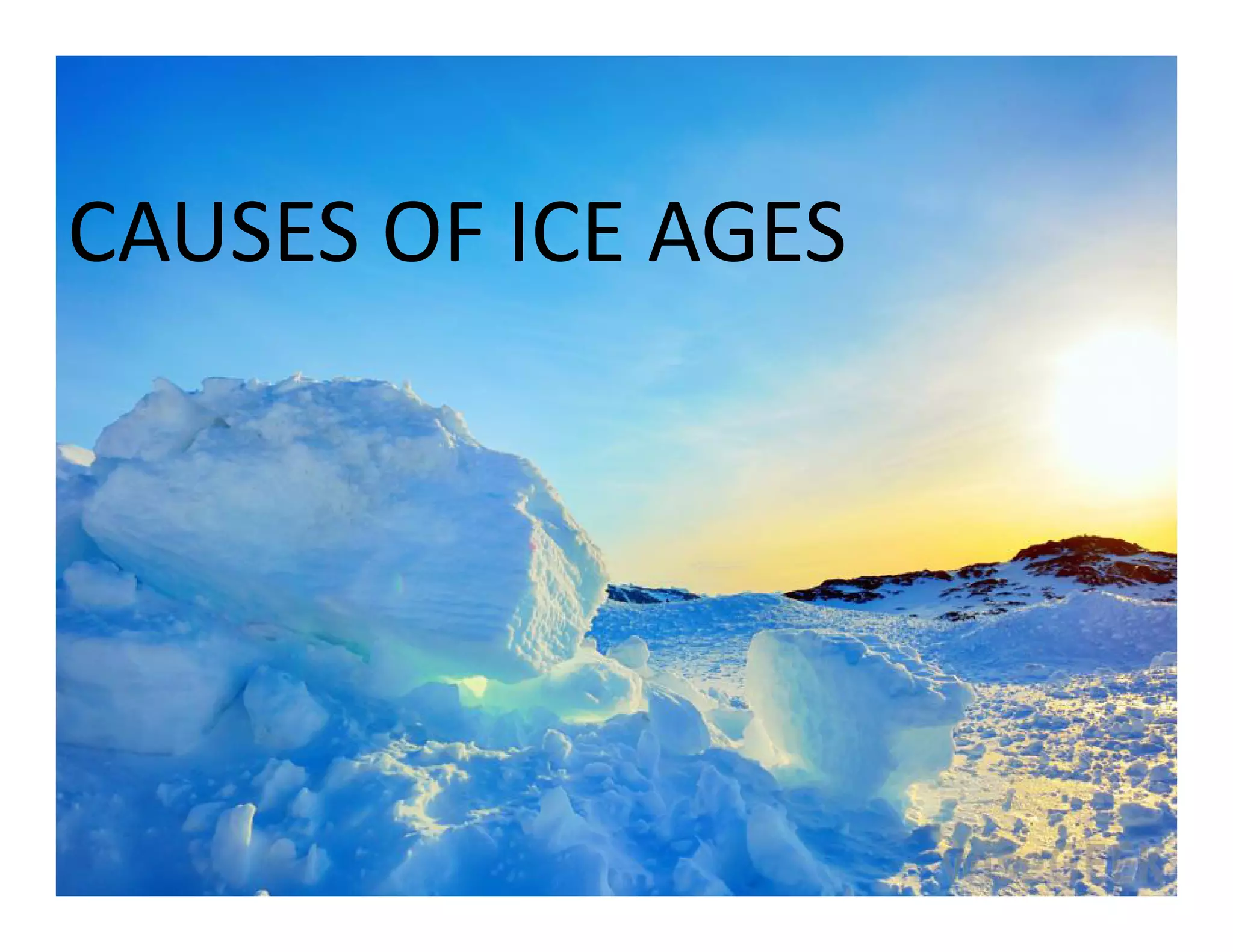 Ice ages | PDF