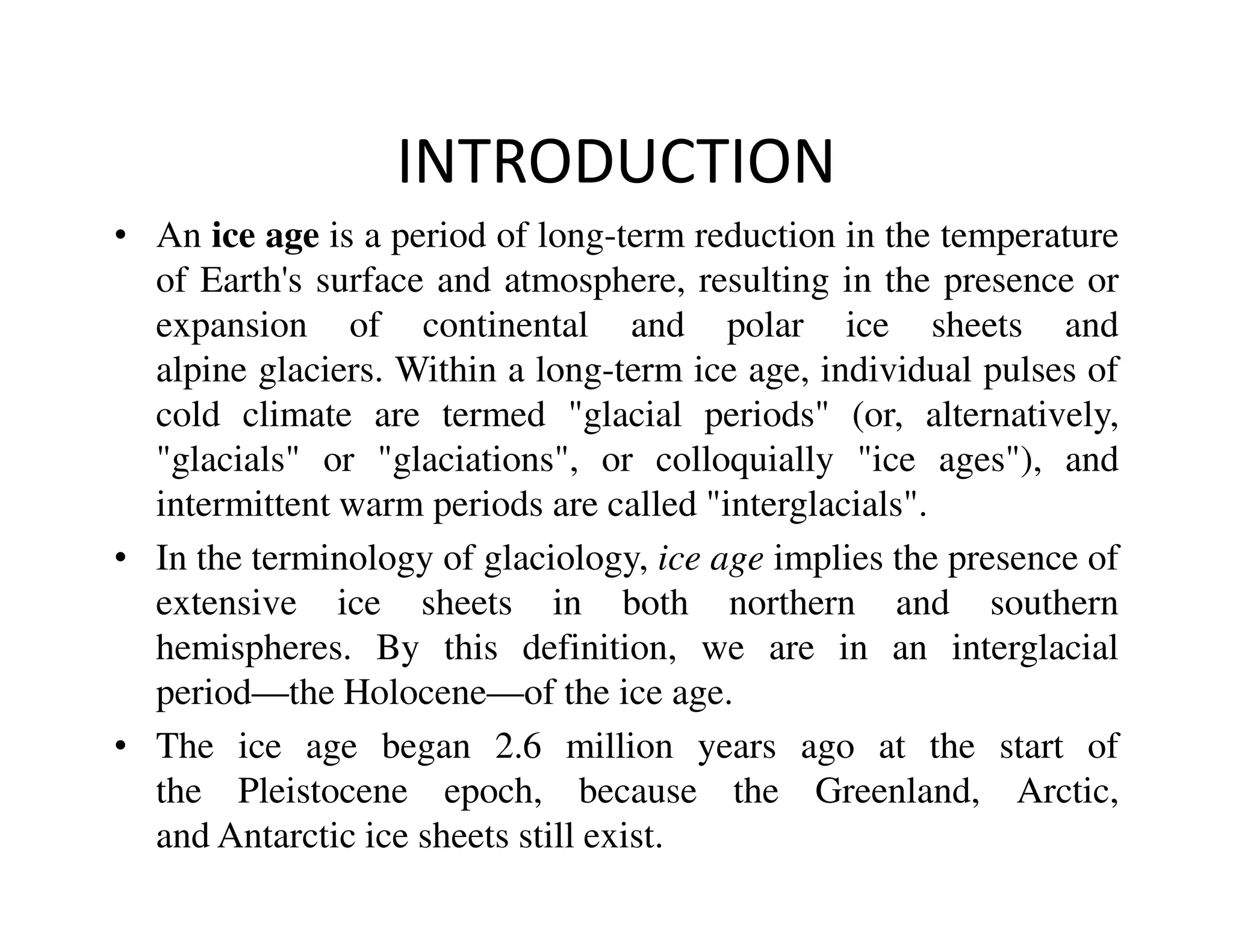 Ice ages | PDF