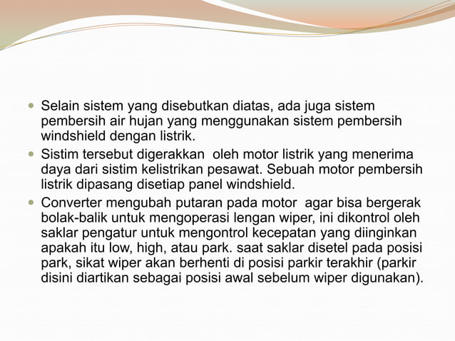 Ice and rain protection system | PPTX