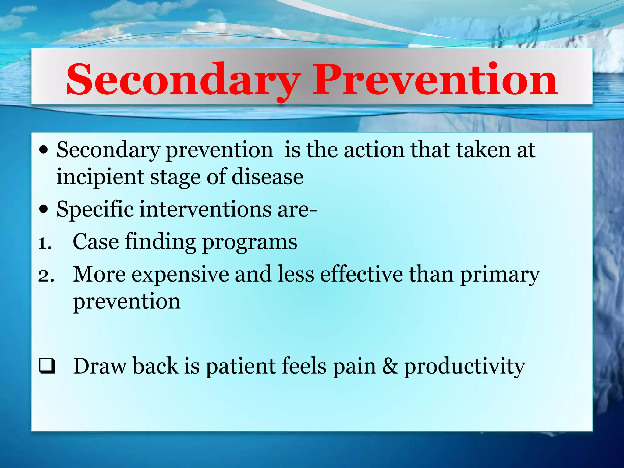 Iceberg concept of disease | PPTX