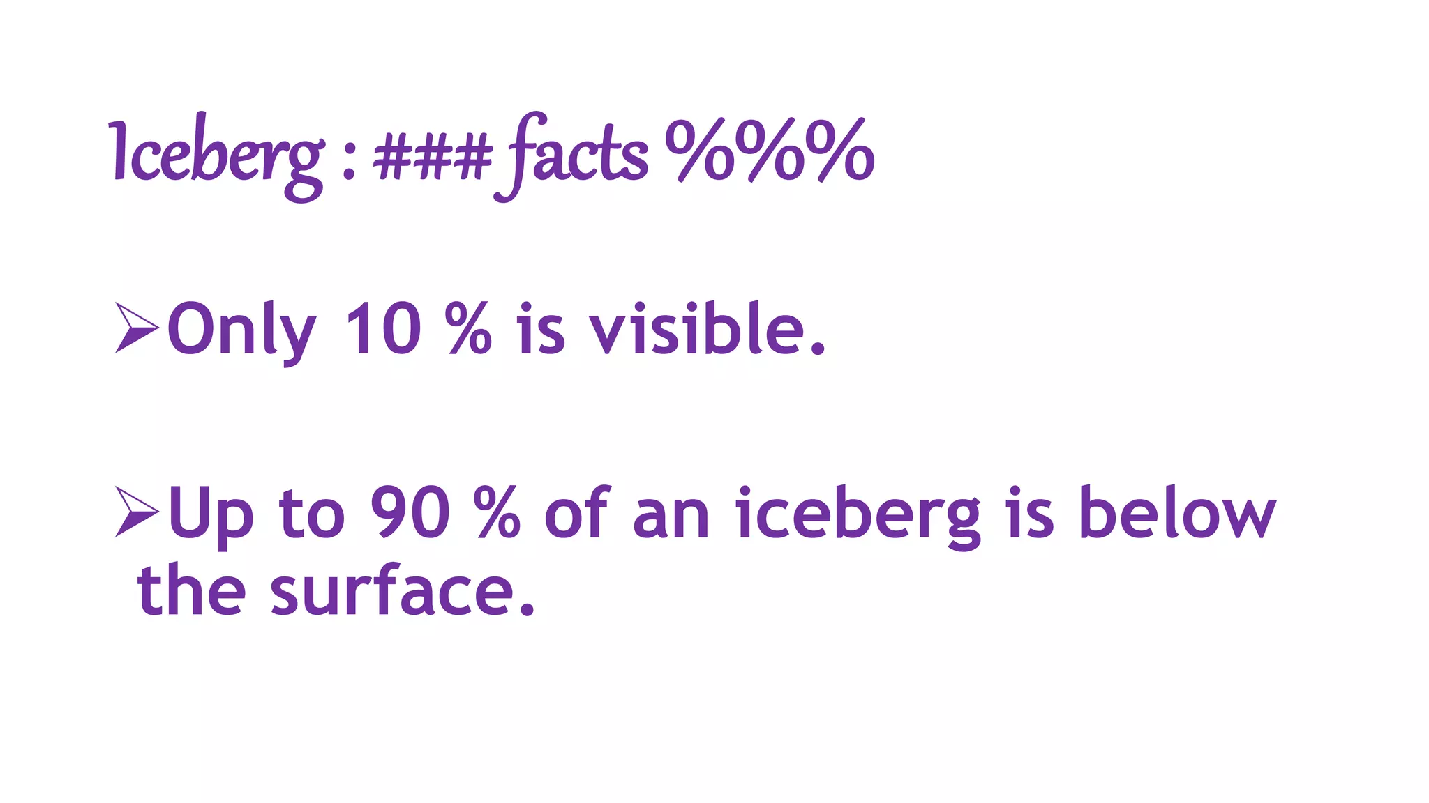 Iceberg concept of disease | PPTX