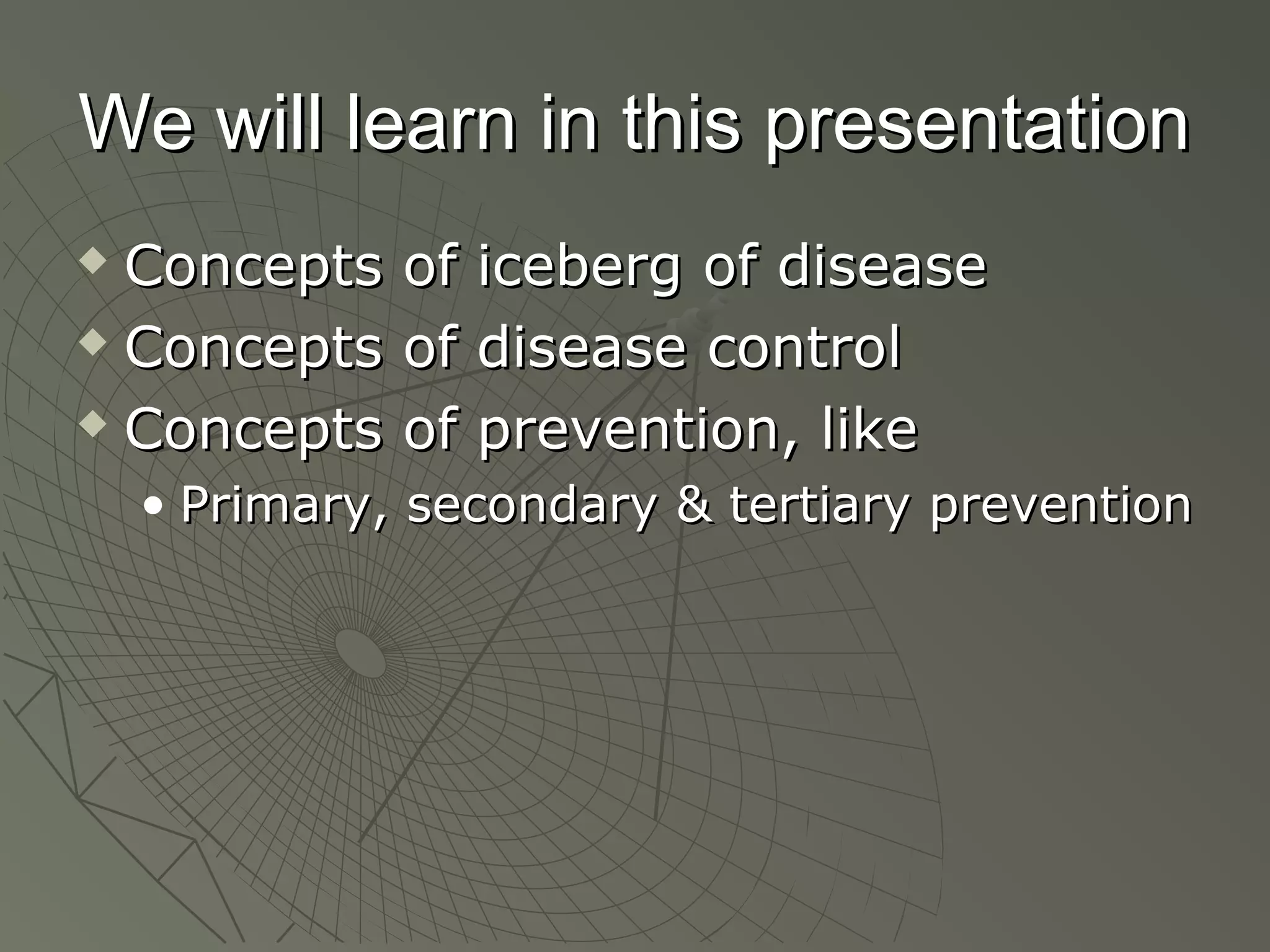 Iceberg of disease | PPT