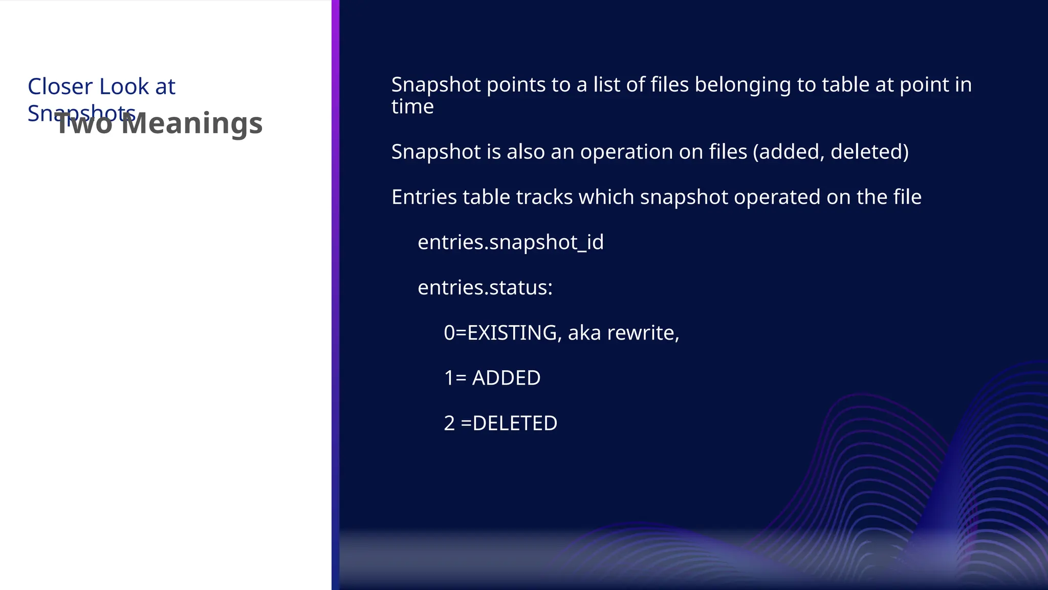 Icebergs Best Secret A Guide to Metadata Tables | PPT