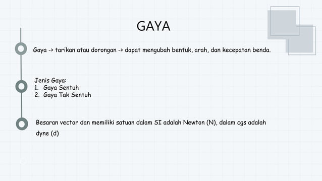 gerak dan gaya ipa kelas tujuh semester ganjil | PPT