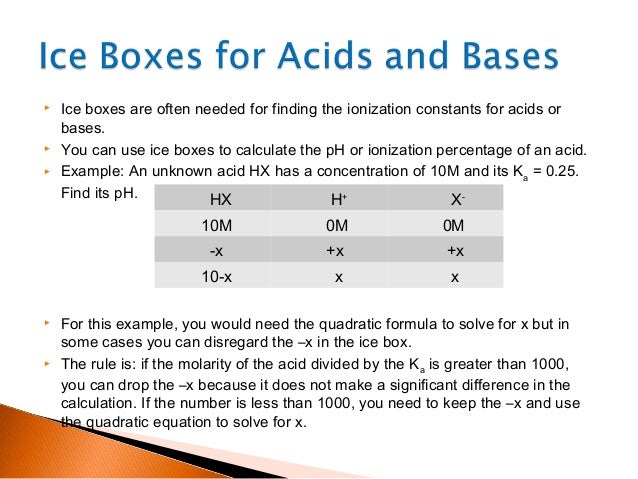 Chemistry ICE Box Equilibrium Problems