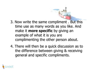 Icebreakers for Trainers 2 ~ Giving compliments | PPT