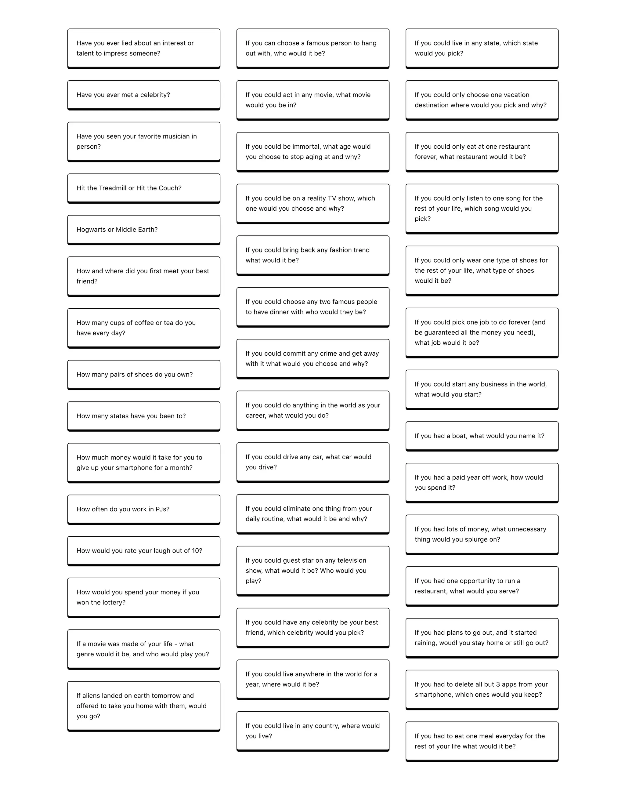 Icebreaker questions-for-adults | PDF