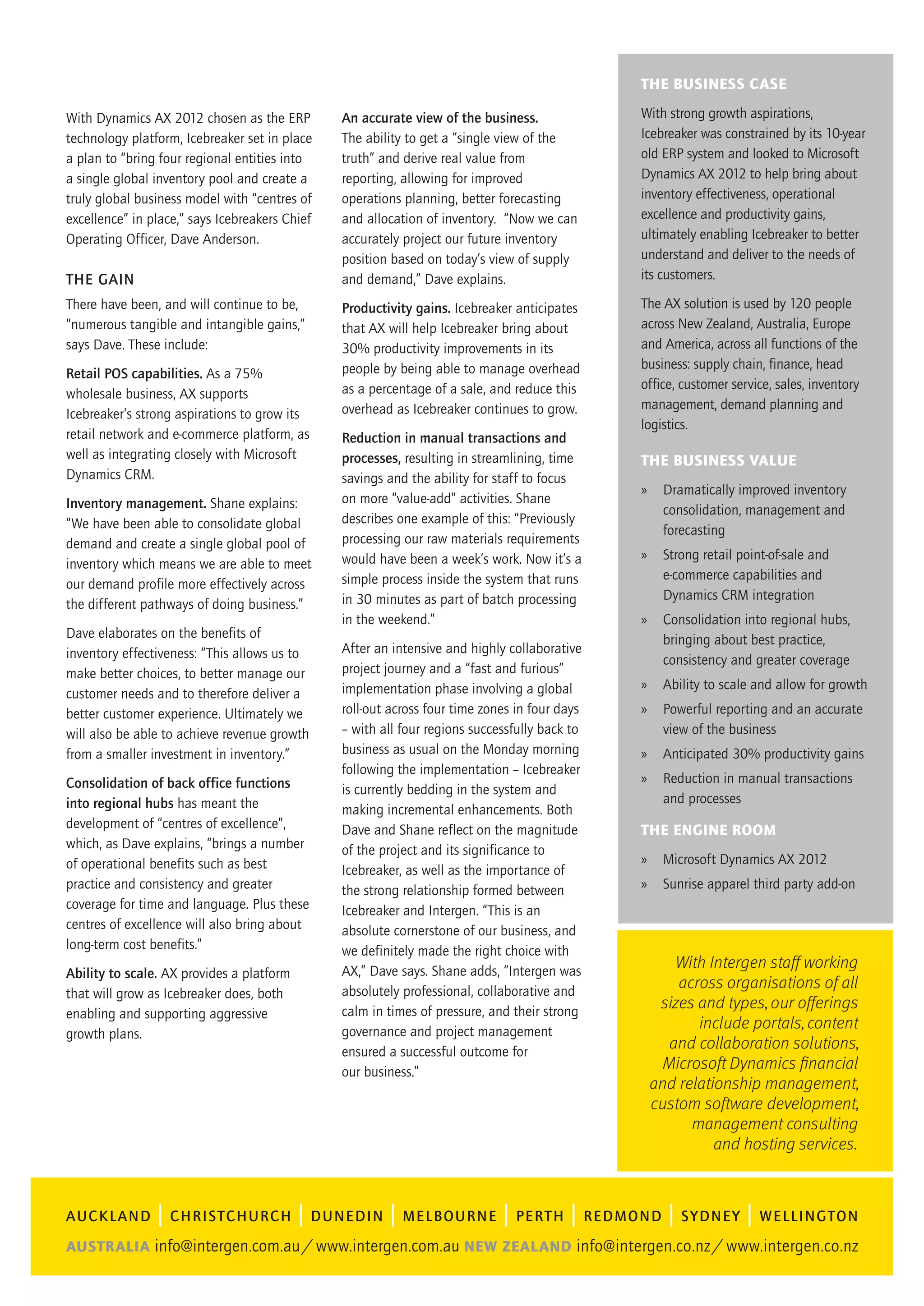 Icebreaker (case study) | PDF