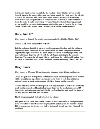 Ice Breaker Games | DOC