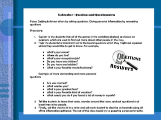 Ice breakers | PPT