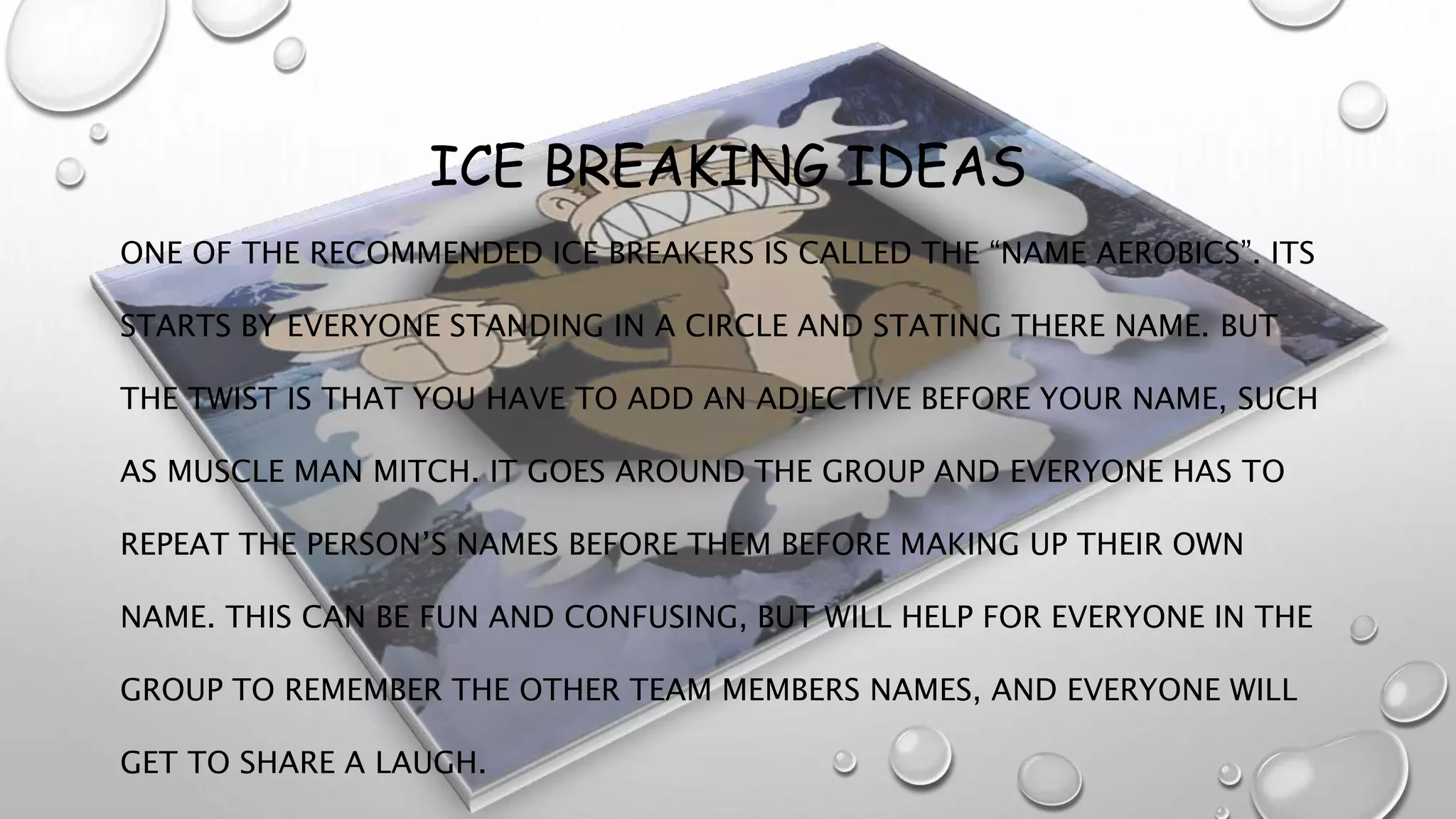 Ice breakers Presentation | PPTX