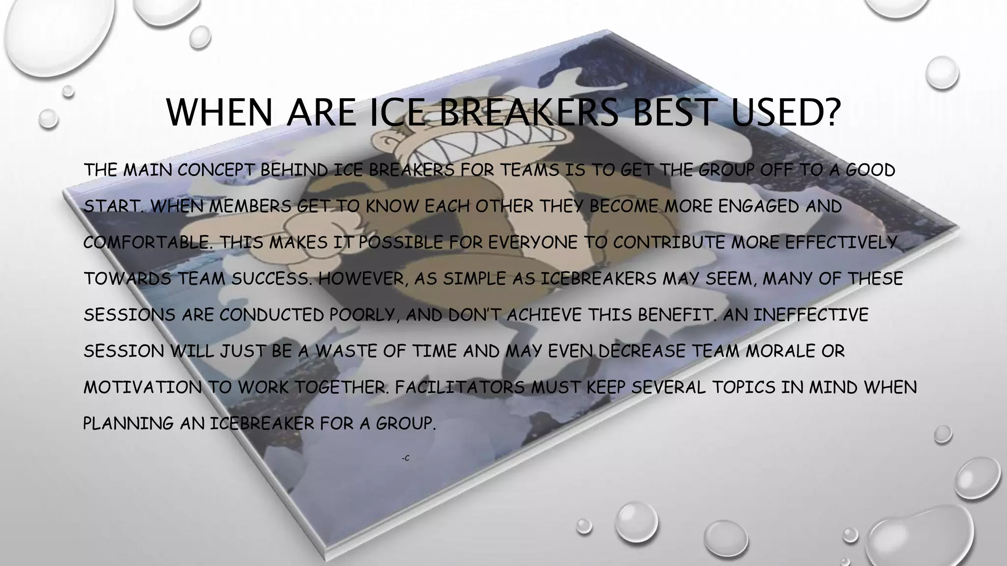 Ice breakers Presentation | PPTX