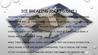 Ice breakers Presentation | PPTX