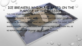 Ice breakers Presentation | PPTX