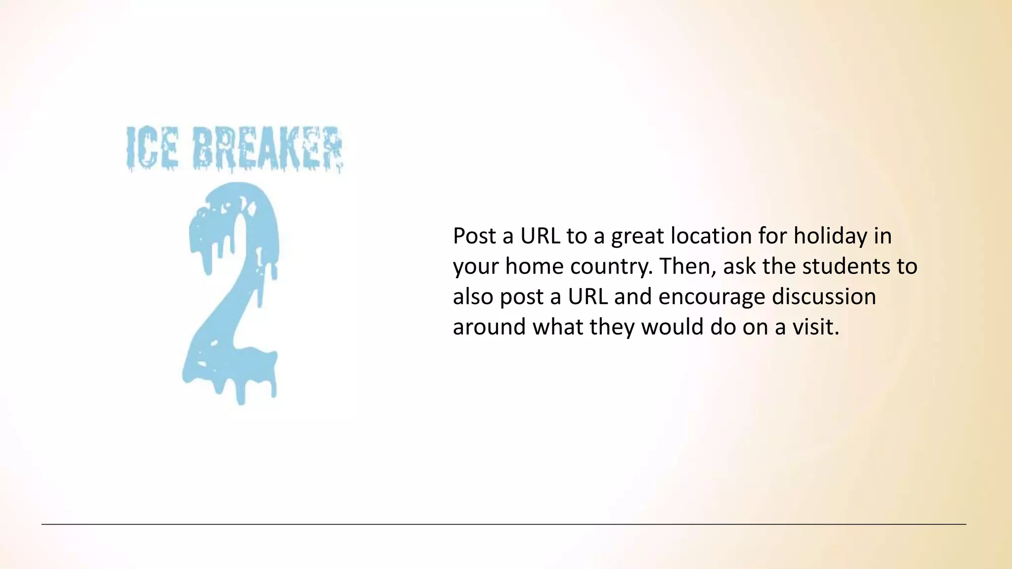 Ice breakers | PPT