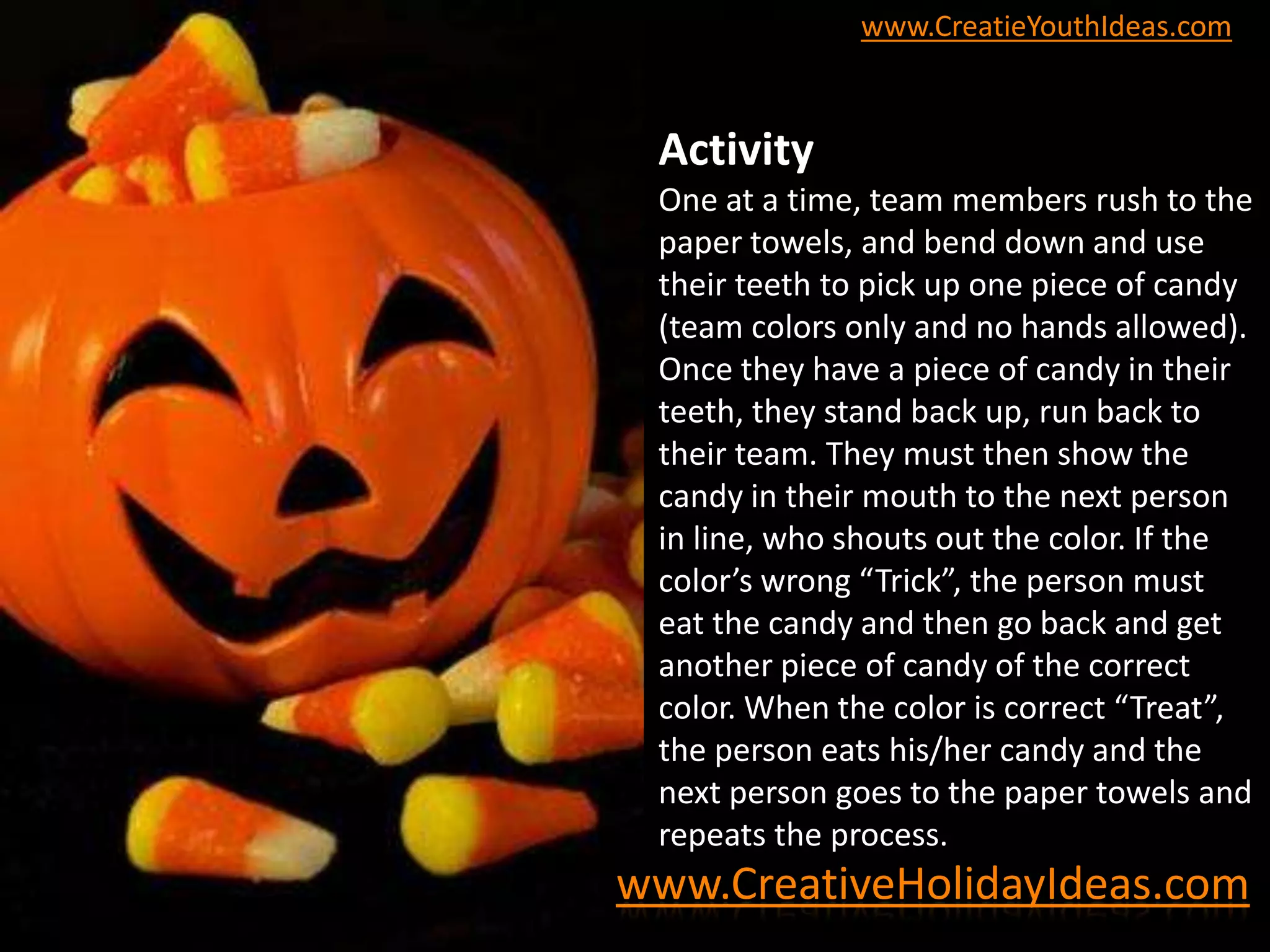 Icebreakers: Candy Relay | PPTX