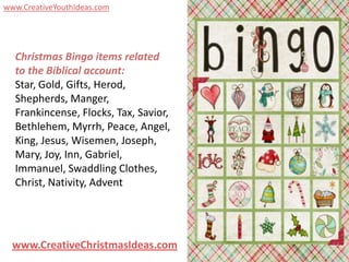 Icebreakers: Christmas Bingo | PPTX