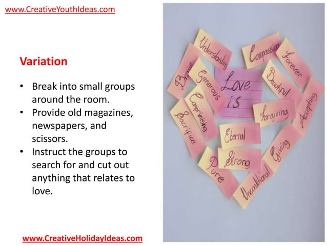 Icebreakers - Love Is | PPTX | National & Civic Holidays | Holidays