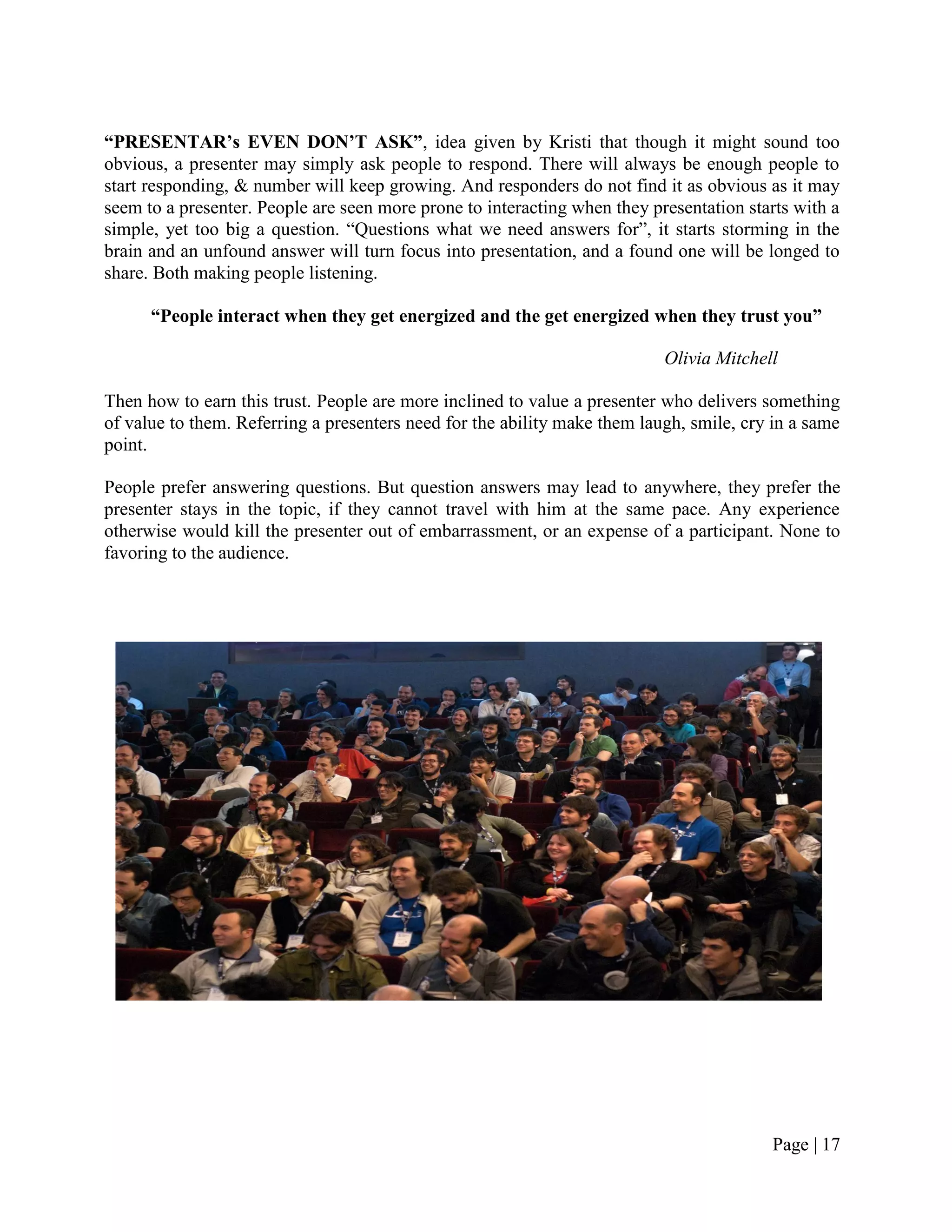 Icebreakers, energizers games in presentation skills | PDF