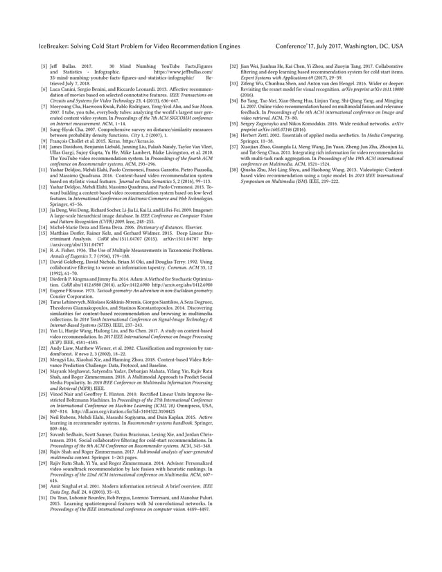 IceBreaker Solving Cold Start Problem For Video Recommendation Engines | PDF | Video Software ...