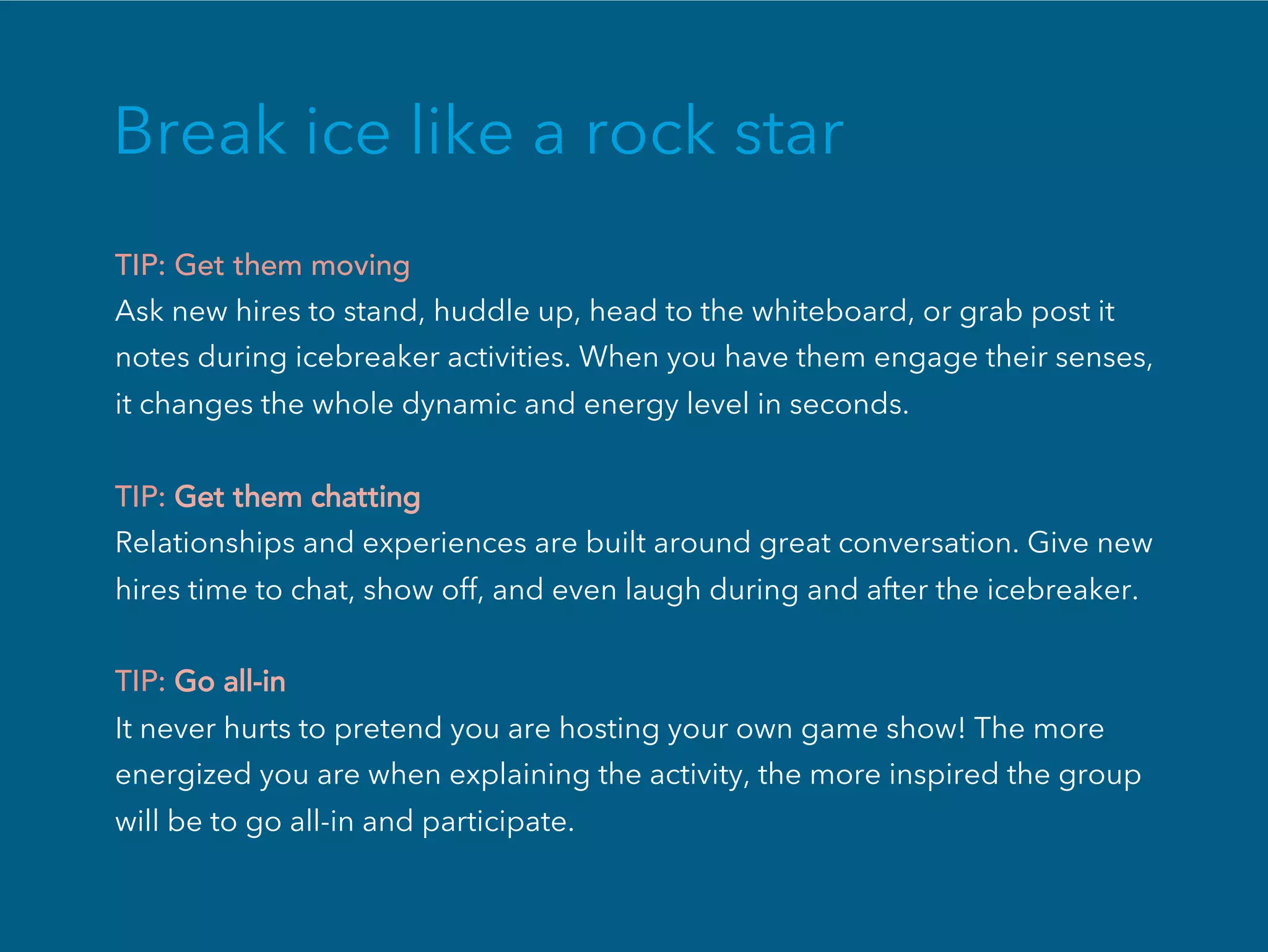 New Hire Orientation Icebreakers That Are Anything But Dull | PDF