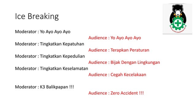 Ice Breaking hse safety keselamatan dan kesehatan kerja.pptx