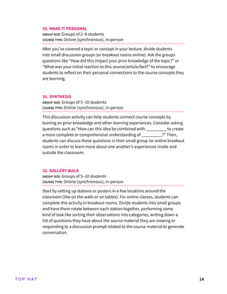 Ice breaking games for starting the conversation | PDF