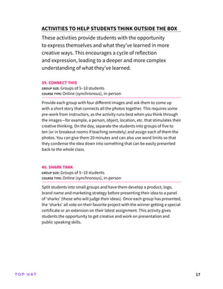 Ice breaking games for starting the conversation | PDF