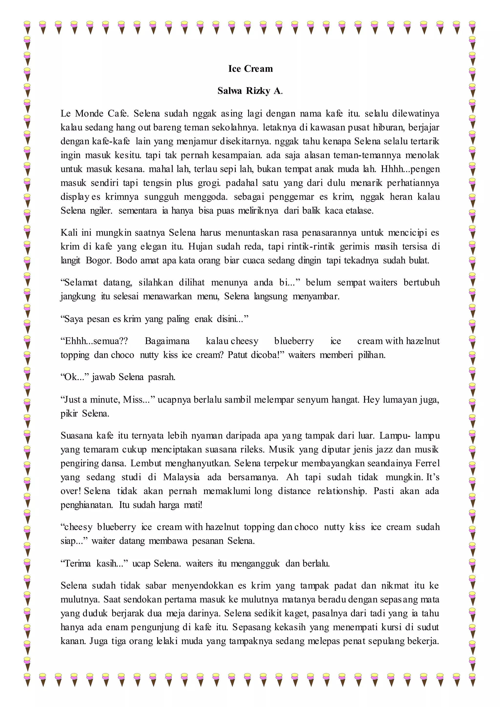 Ice cream boy | DOCX