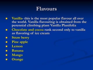 ice cream manufacturing process and standards.ppt