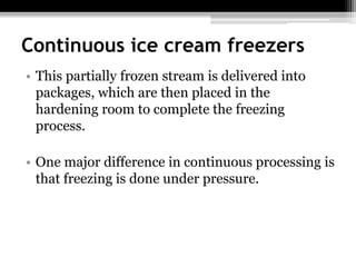 Ice cream freezers | PPTX