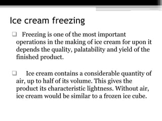 Ice cream freezers | PPTX
