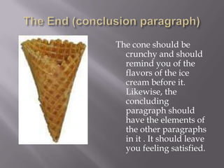 Ice cream metaphor | PPTX | Desserts and Baking | Food & Drink