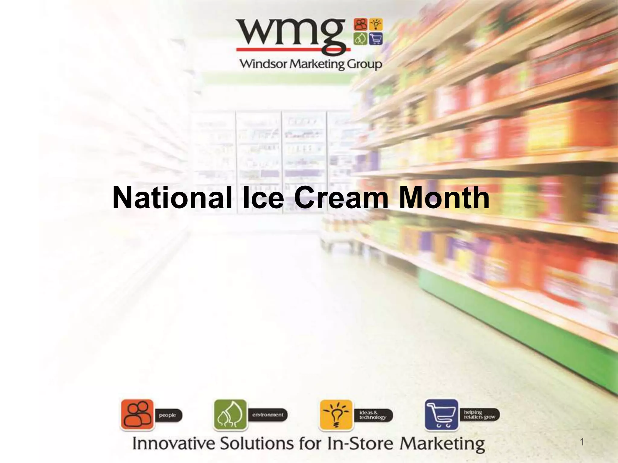 Retail Marketing - Ice Cream Month | PPT