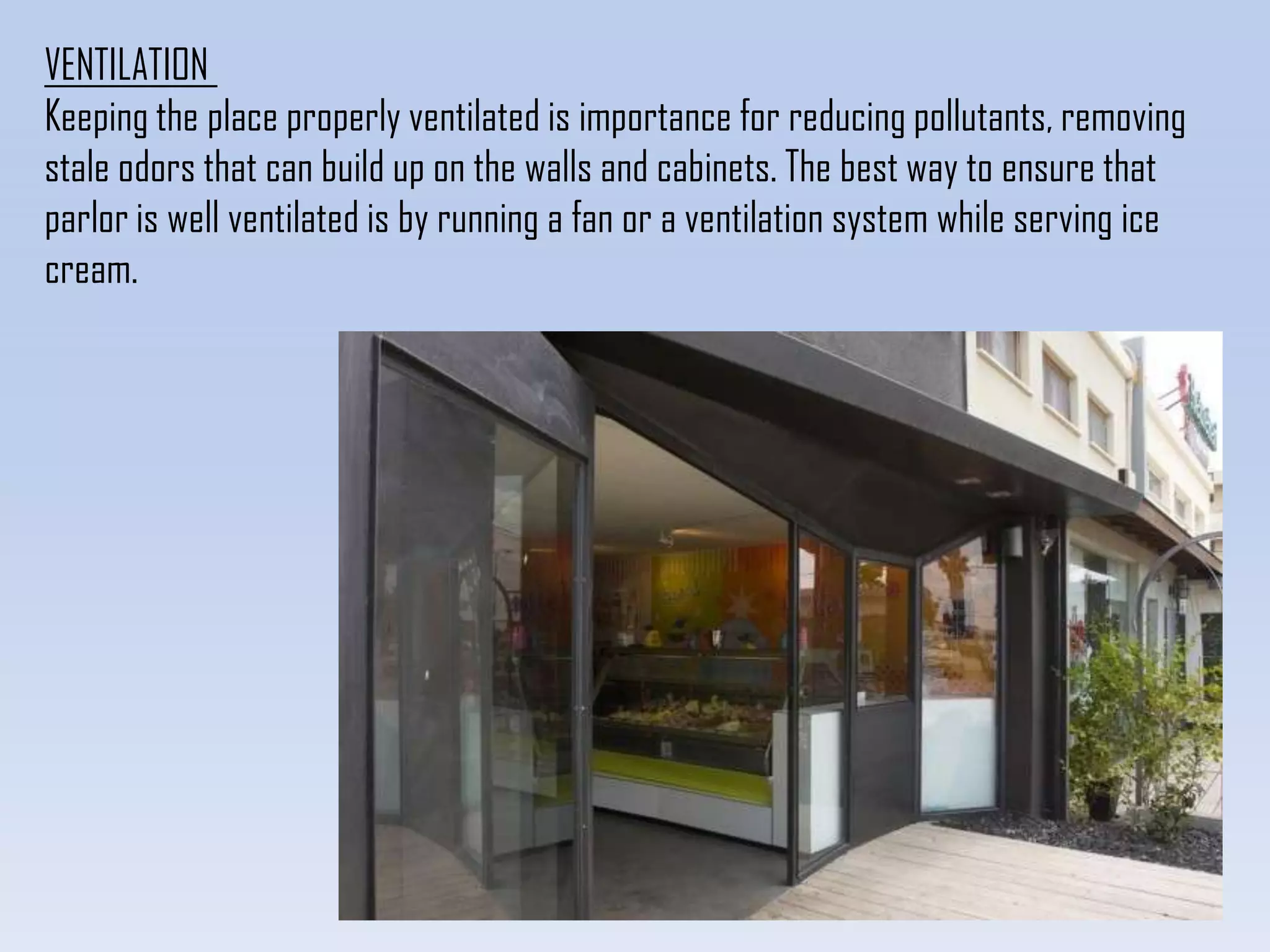 Designing a Ice cream Parlour | PPTX