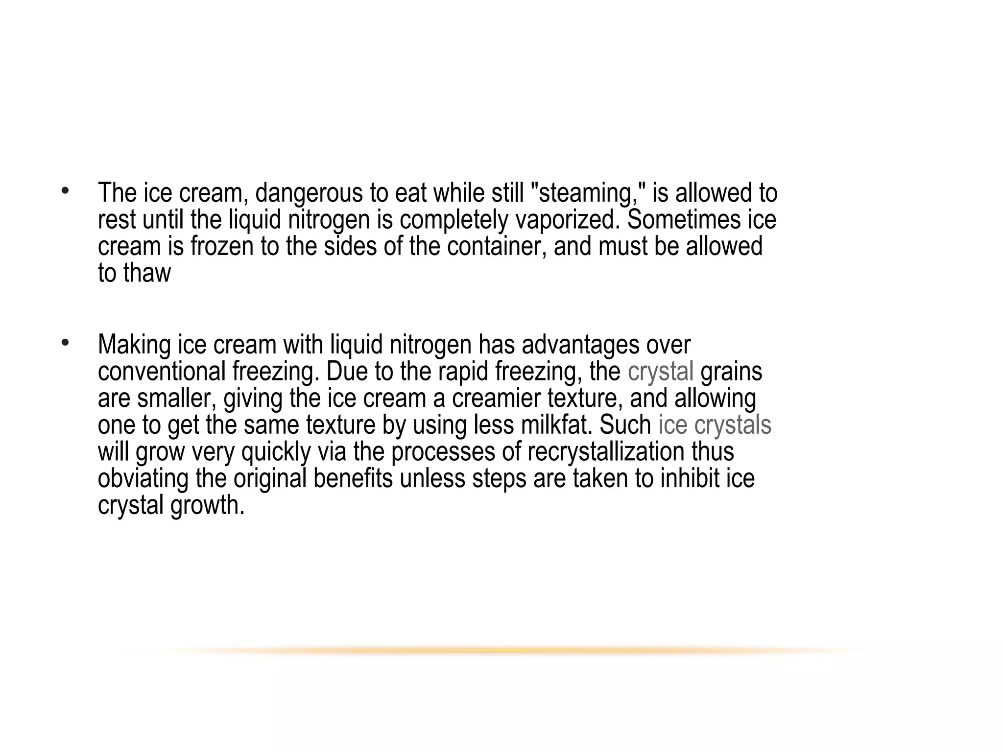 Ice cream production` | PPT