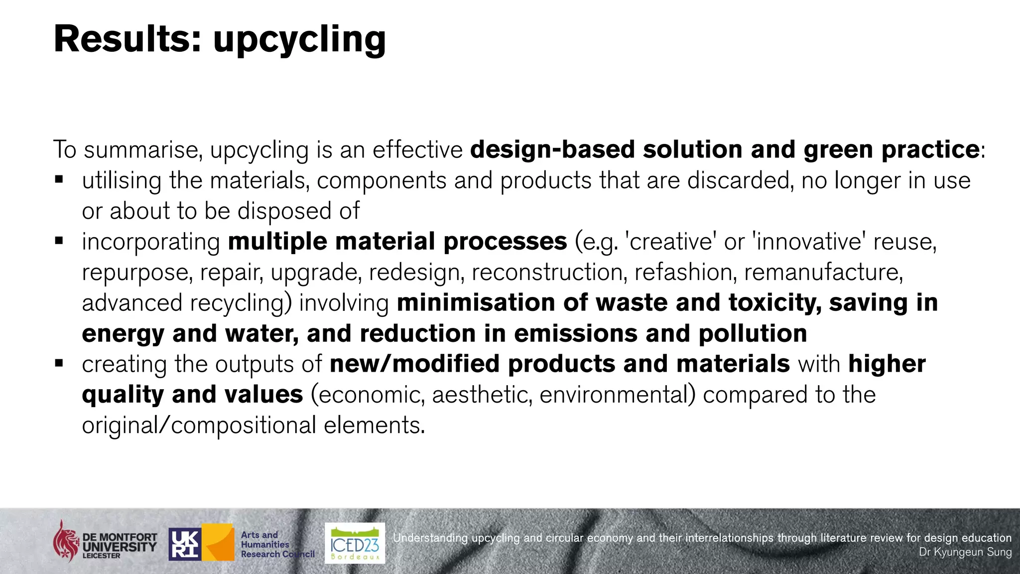 Understanding upcycling and circular economy and their ...