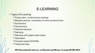 A Proposed PST Model for Enhancing E-Learning Experiences | PPT