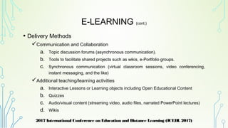 A Proposed PST Model for Enhancing E-Learning Experiences | PPT