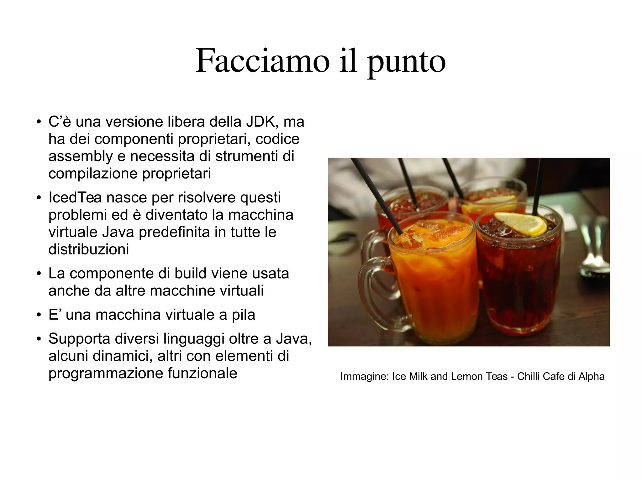 Iced tea, la macchina virtuale Java libera | PDF