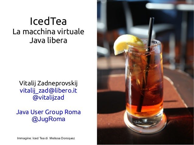 Iced tea, la macchina virtuale Java libera