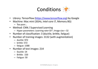Application of deep learning for automatic classification of fracture ...