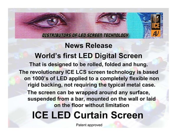 Ice Flexible Led Display 02a | PPT
