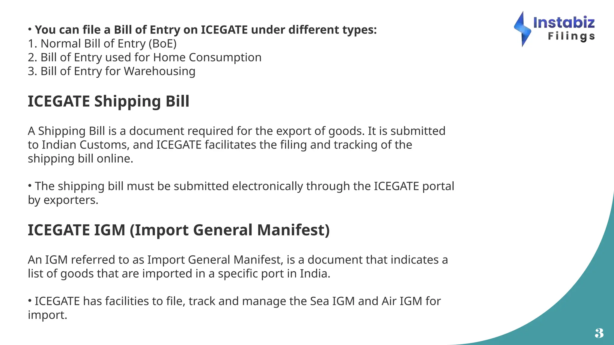 ICEGATE: Simplifying Customs and Trade Processes | PPTX