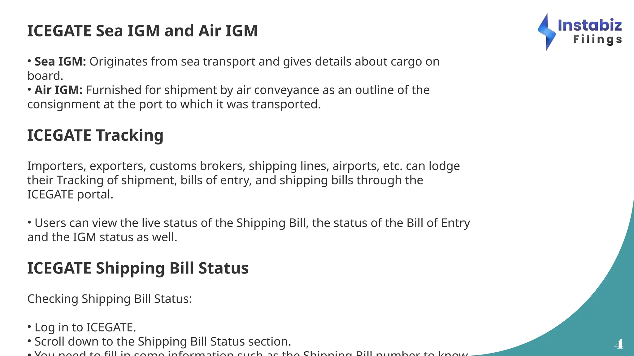 ICEGATE: Simplifying Customs and Trade Processes | PPTX