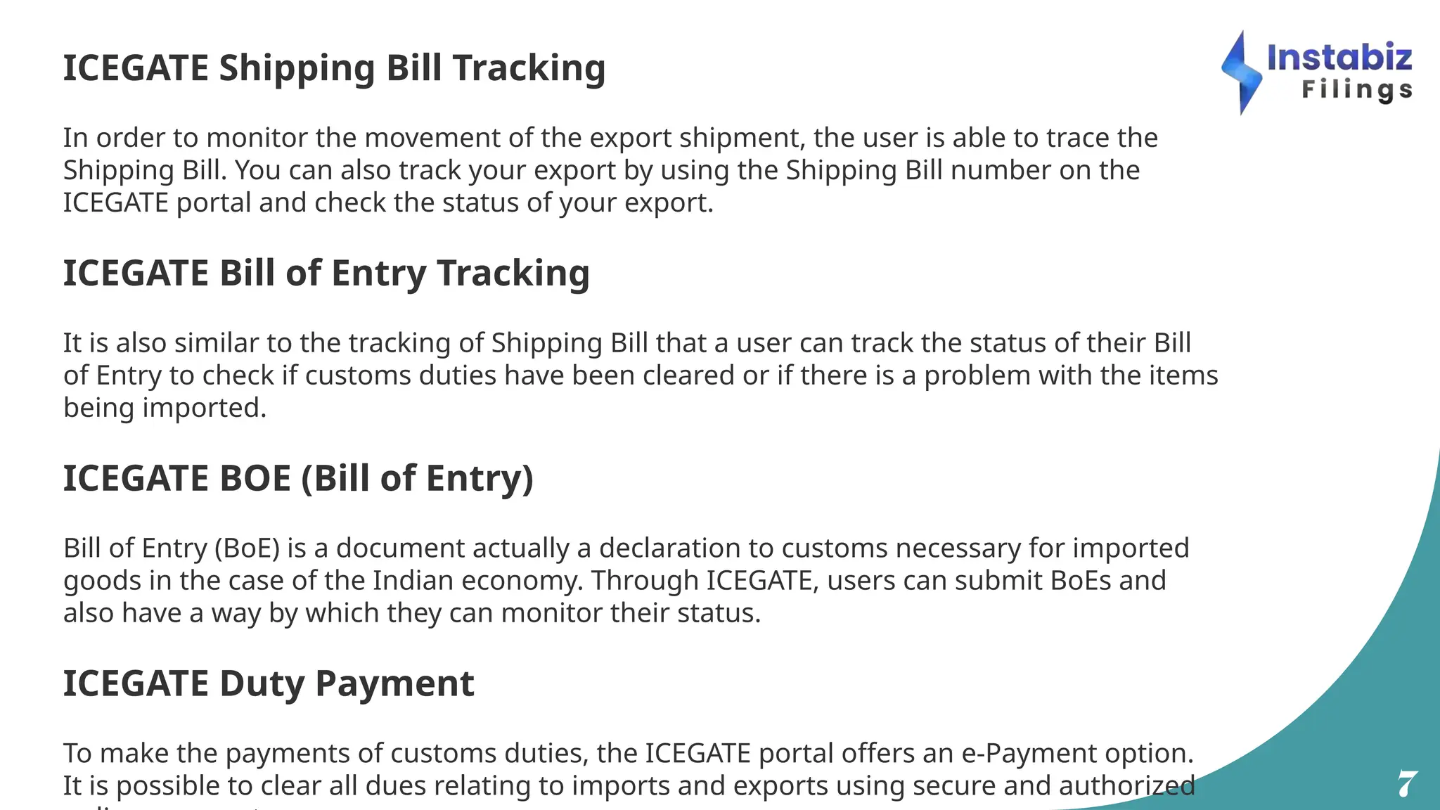 ICEGATE: Simplifying Customs and Trade Processes | PPTX