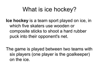 Ice Hockey | PPT